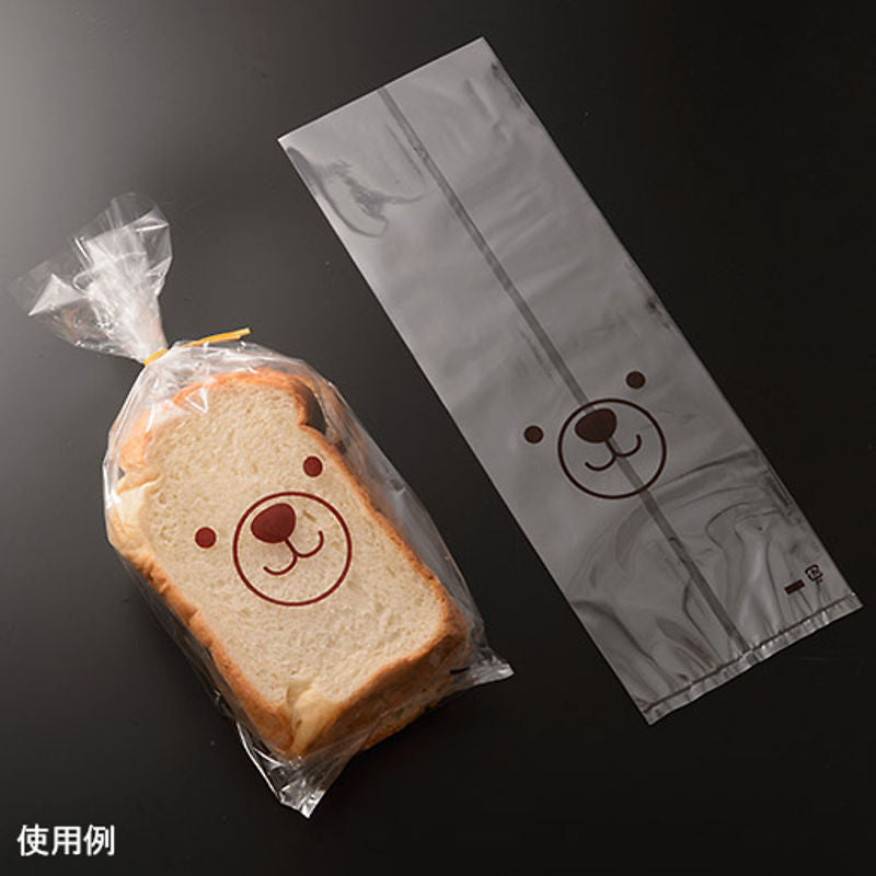 Tomiz Bear Bread Plastic Bag (10 Sheets) - 1 Pc