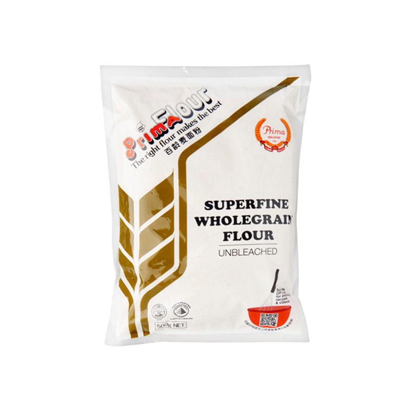 Prima Superfine Wholegrain Flour - 500 G