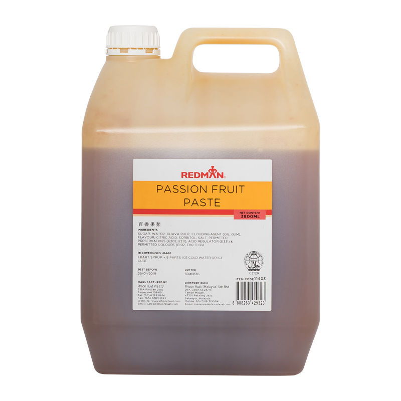 Redman Passion Fruit Paste - 5 Kg
