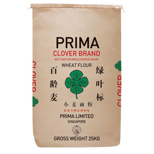 Prima Clover Wheat Flour For Bread - 25Kg