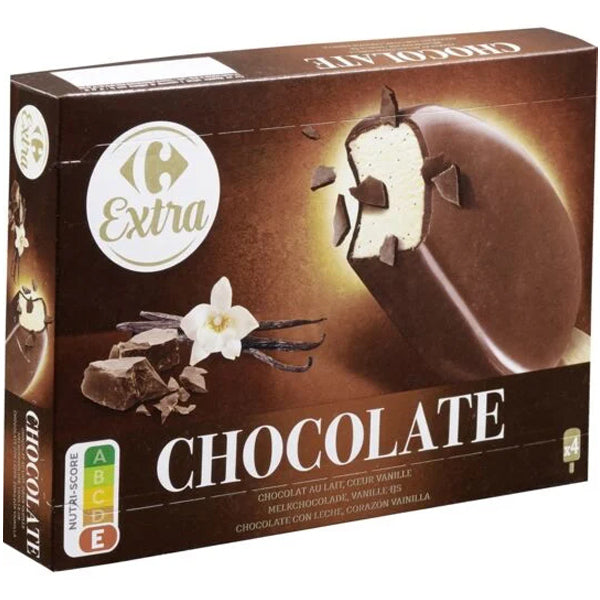 Carrefour Chocolate Vanilla Ice Cream - 10Ml
