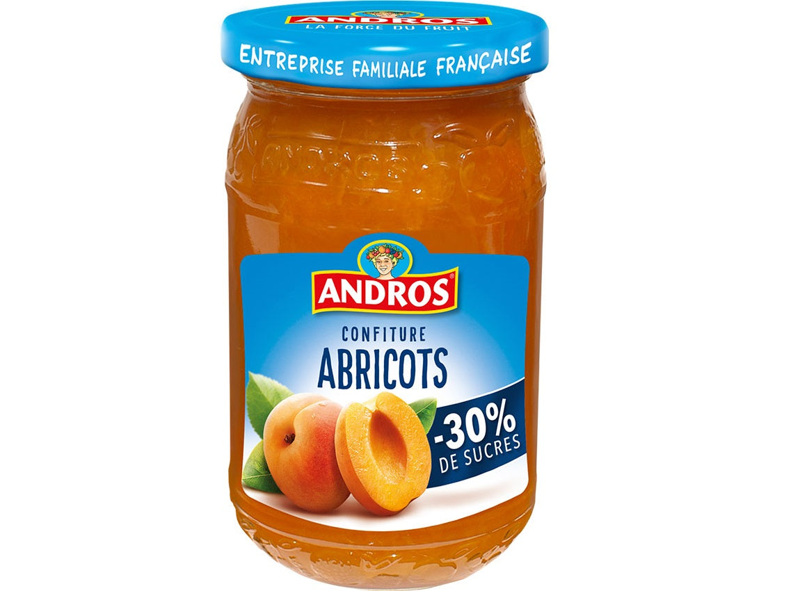 Andros Low Sugar Apricot Jam - 350 G
