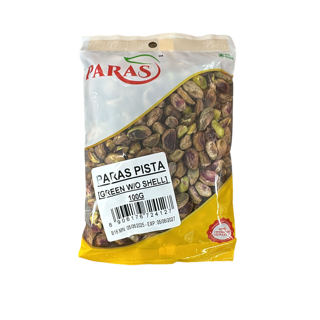 Paras Green Pista Without Shell - 100 g