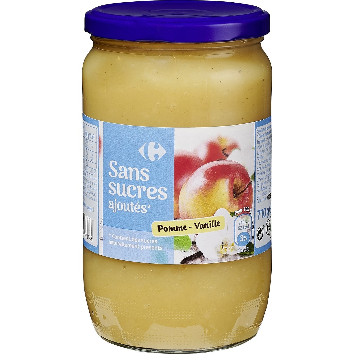 Carrefour App Vanilla Comp Jar Withtad Sugar - 710 G