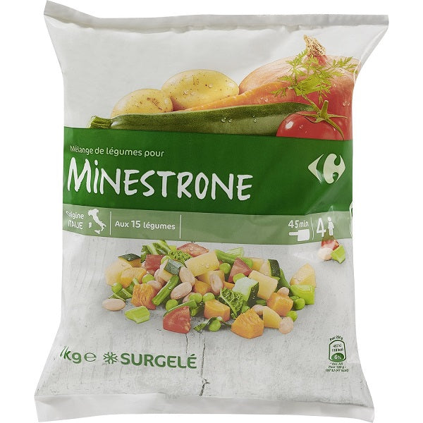 Carrefour Cooked Vegetables - 1Kg