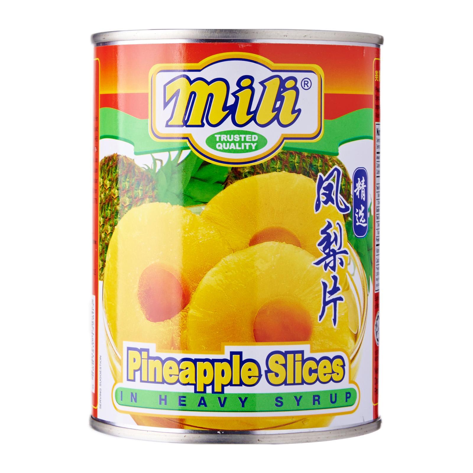 Mili Pineapple Slices In Syrup - 565 G