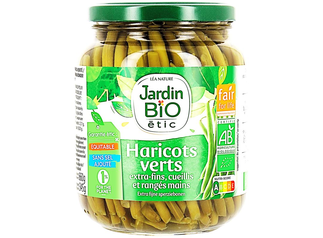 Jardin Bio Extra Fine Green Beans Hand Picked - 660 G