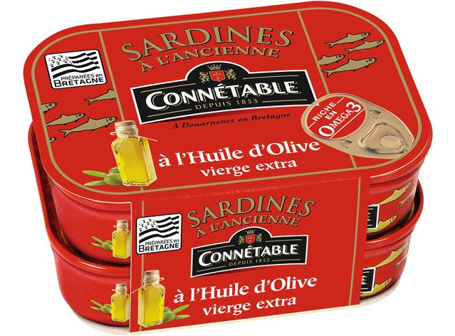 Connetable Sardines In Olive Oil - 115 G