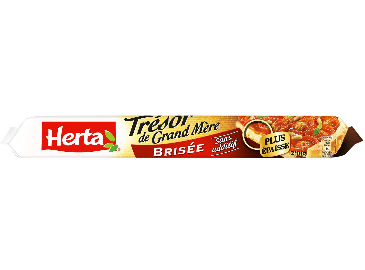 Herta Pr Thick Shortcrust Pastry Dough - 280 G