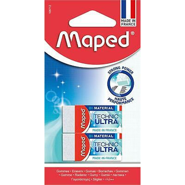 Maped Pack Of 2 Mini Eraser Ultra Technical - 2Pc