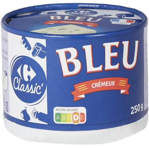 Carrefour Creamy Bleu De Bresse Cheese - 250 G