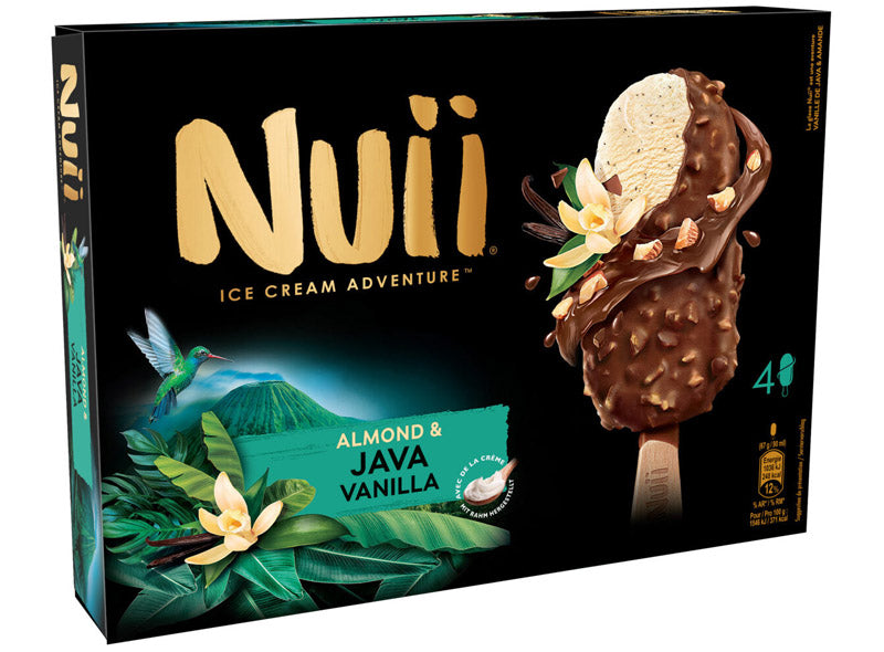 Nuii Java Vanilla Almond Ice Sticks - 90Ml