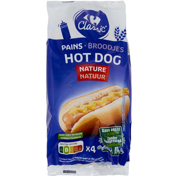 Carrefour Hot Dog Buns Bread - 250 G