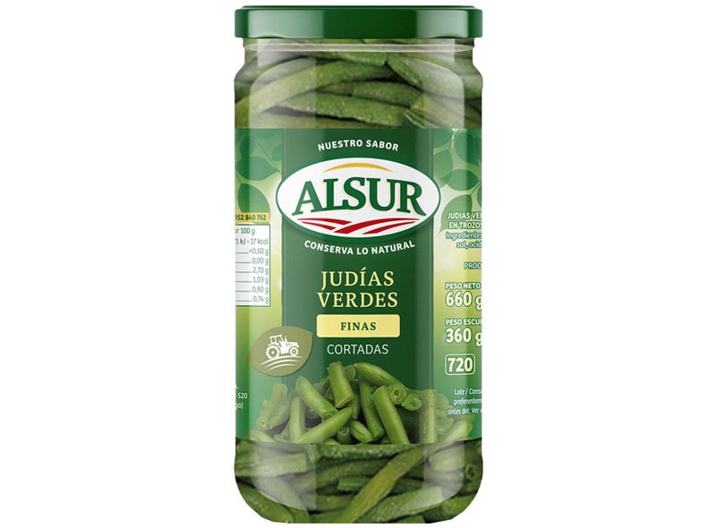 Alsur Thin Green Beans - 660 G