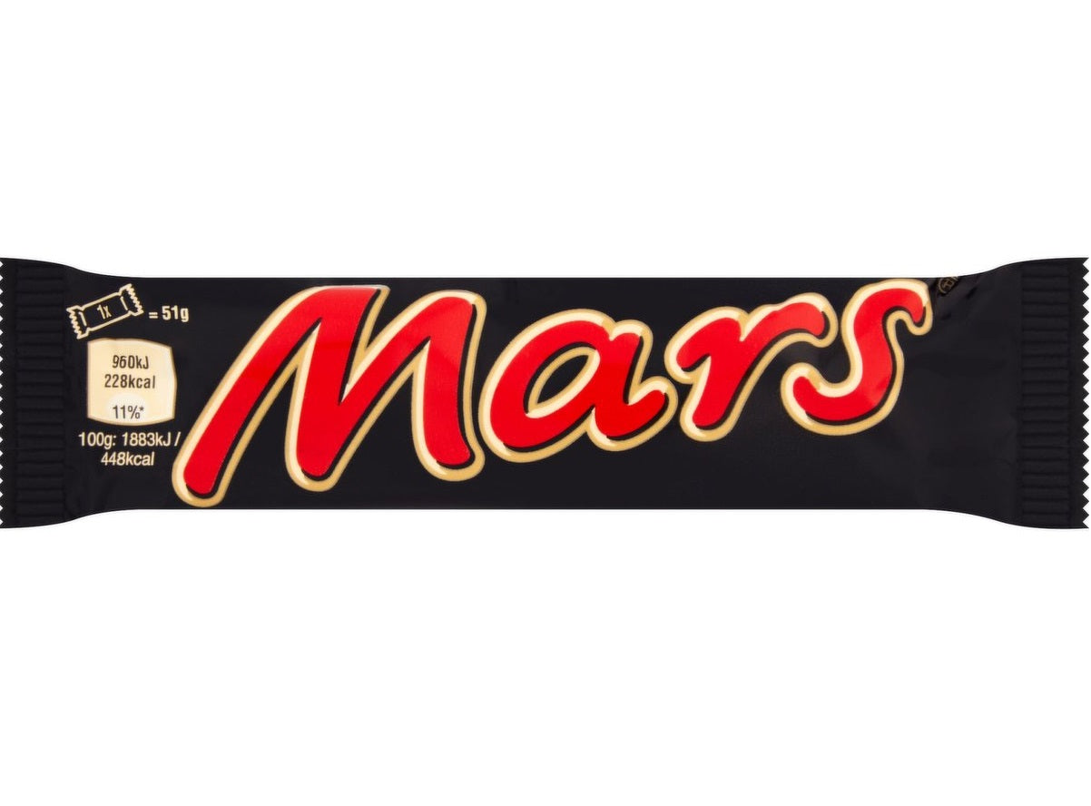 Mars Chocolate Bar Caramel Filling - 51 G
