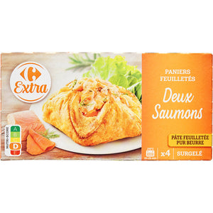 Carrefour Salmon Puff Pastries - 100 G