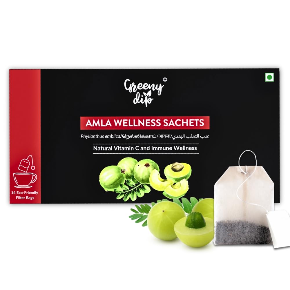 Greeny Dip Soup Amla Wellness Sachets (14-Day Pack) - 1 Box