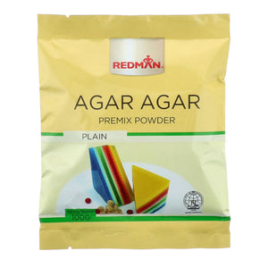Redman Agar Agar Premix Powder Plain - 100 G