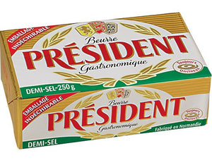President Gourmet Semi Salted Butter - 250 G
