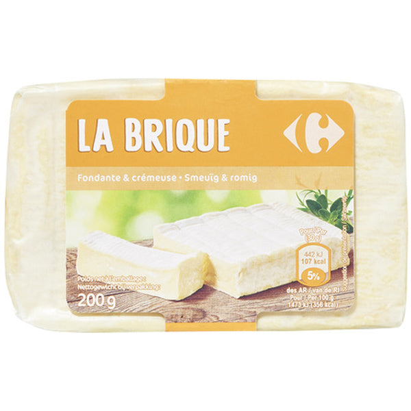 Carrefour Brick Cheese - 200 G