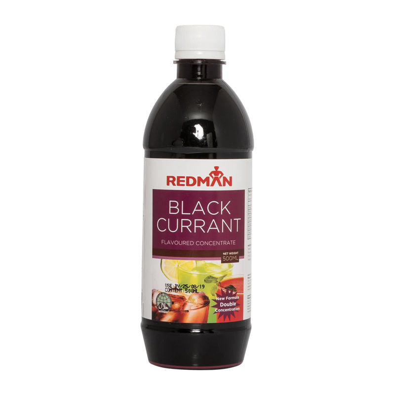 Redman Blackcurrant Flavoured Concentrate - 500 Ml