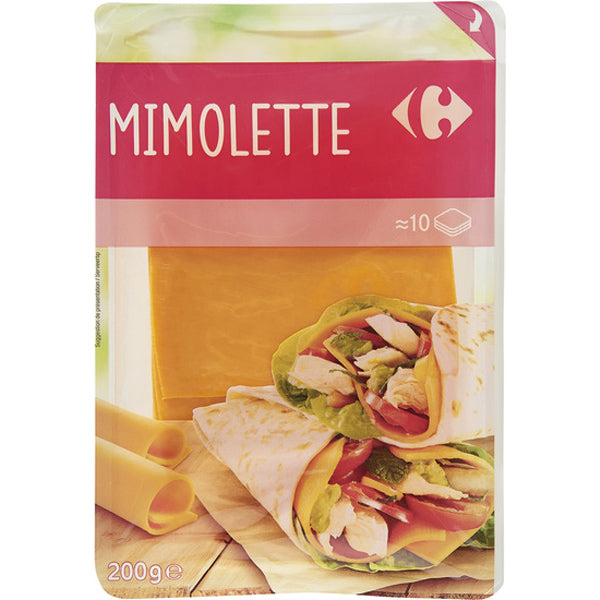 Carrefour Sliced Mimolette Cheese - 200 G