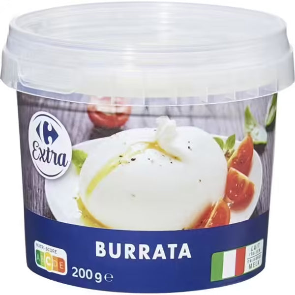 Carrefour Creamy Burrata Cheese - 200 G