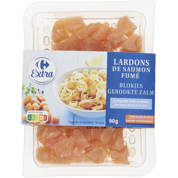 Carrefour Smoked Salmon Bacon Fish - 90 G