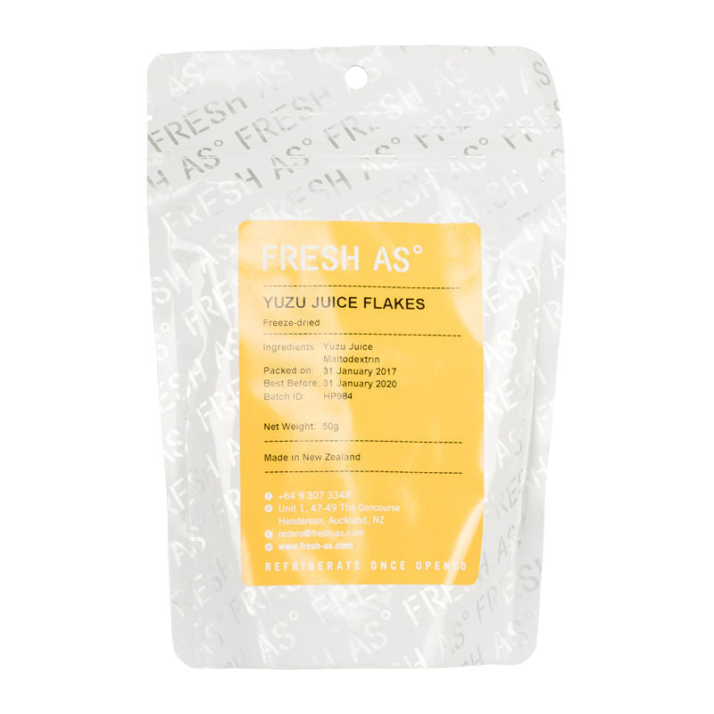 Fresh As Freeze Dried Yuzu Juice Flakes - 50 G