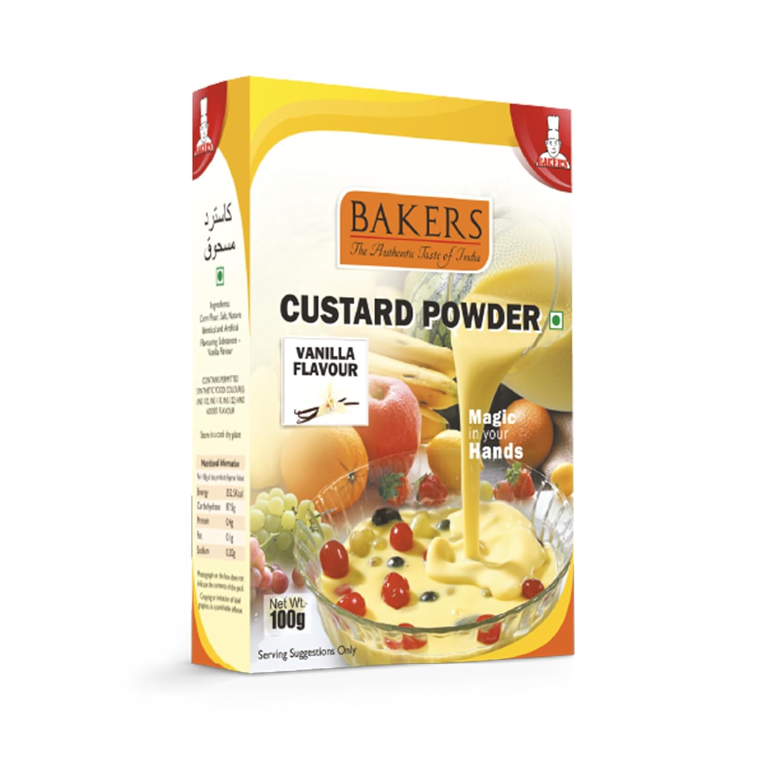Bakers Custard Powder (Vanilla) - 100 g