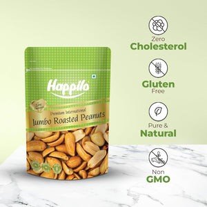 Happilo Premium Jumbo Sand Roasted Peanuts - 160 g