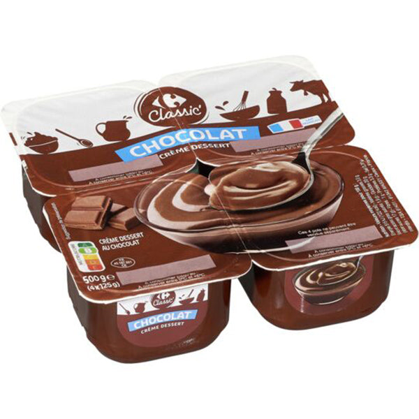 Carrefour Chocolate Cream Dessert - 125 G