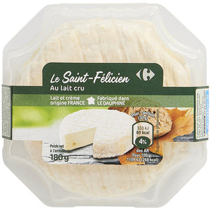 Carrefour Saint-Felicien Raw Milk Cheese - 180 G