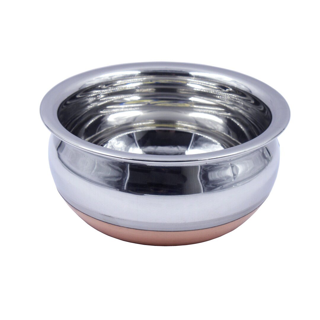 Steelhouse SS Copper Based Serving Urili - 20cm