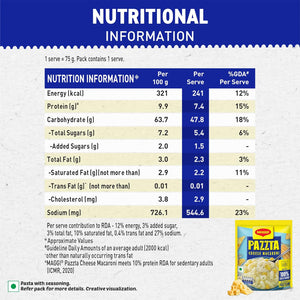 Maggi Pazzta Instant Pasta Cheese Macaroni - 75 g
