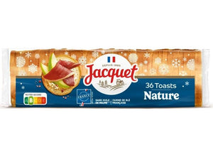 Jacquet Plain Toasts Bread - 250 G