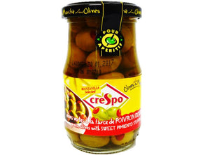 Crespo Green Olives With Pimiento - 198 G