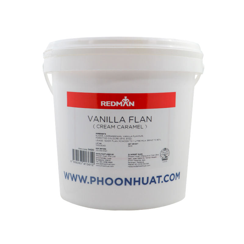 Redman Vanilla Flan ( Cream Caramel) - 5 Kg