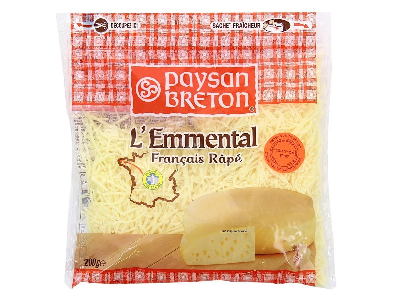 Paysan Breton Grated Emmental Cheese - 200 G