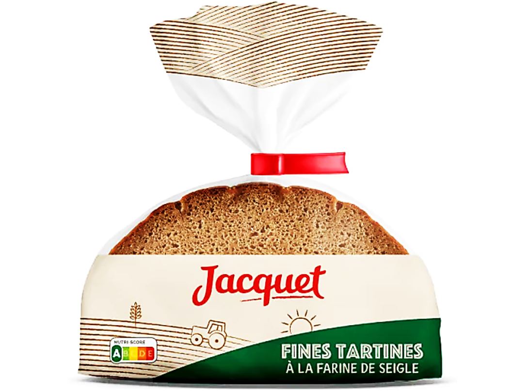 Jacquet Rye Sliced Bread - 500 G