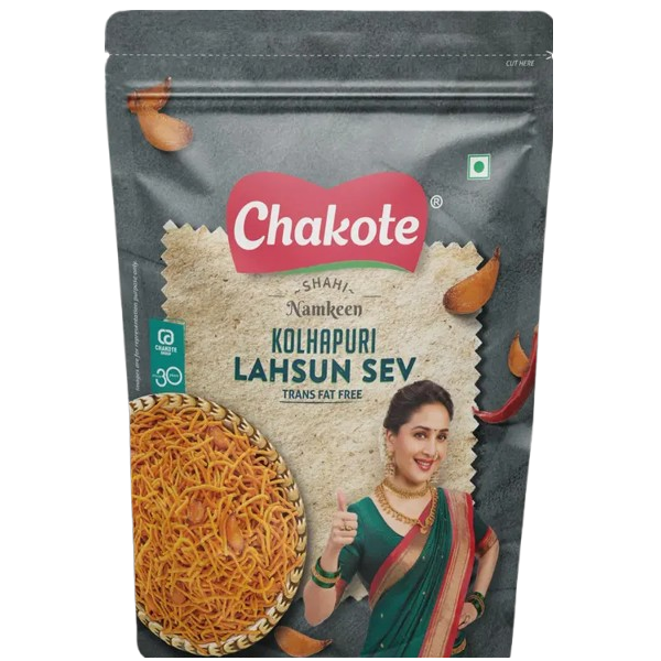 Chakote Kolhapuri Lasun (Garlic) Sev - 200 g