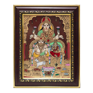 Poompuhar Tanjore Painting Gubera Lakhsmi Art1 - 1 Pc