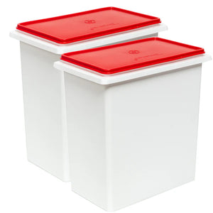 Tupperware Plastic Rice Keeper - Set of 2