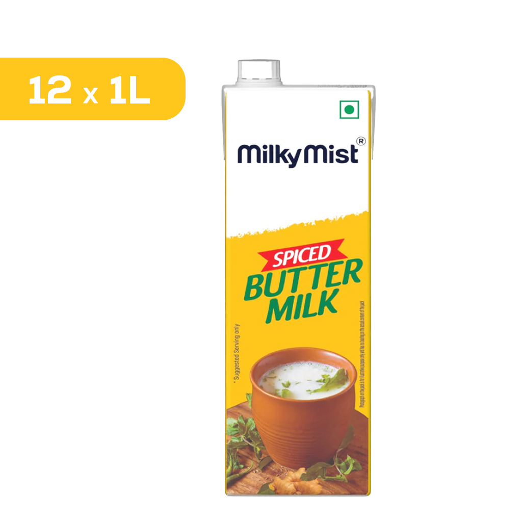 Milky Mist Spiced ButterMilk - 12 X 1 L