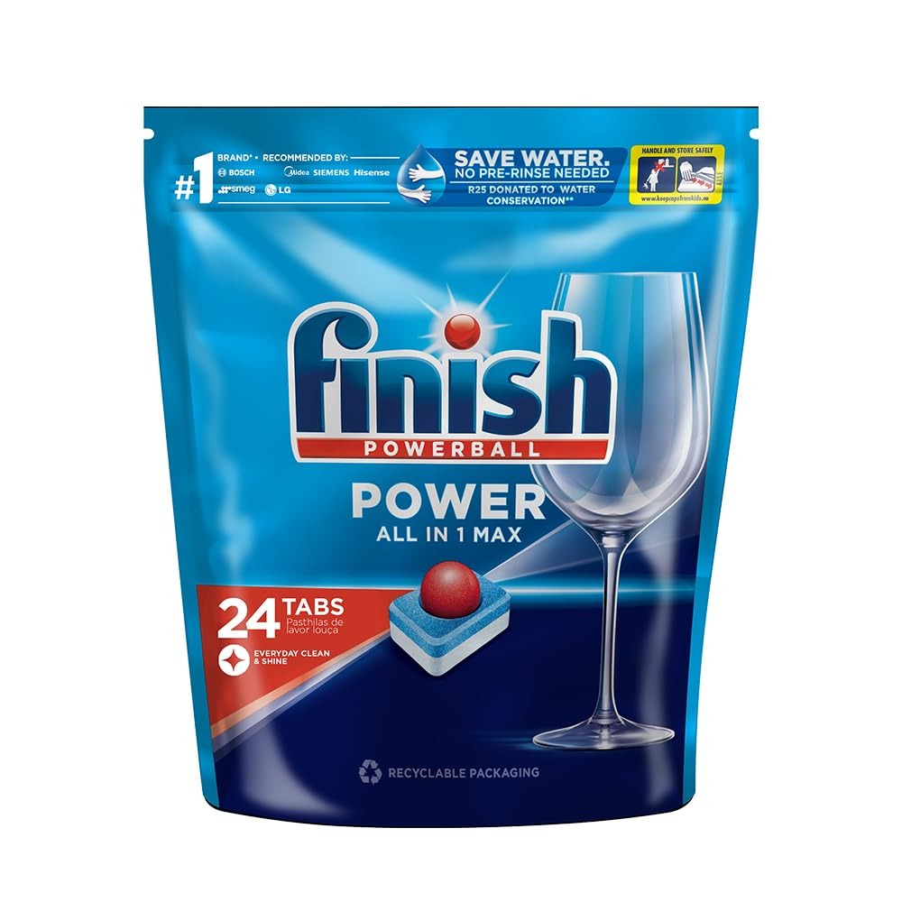 Finish Dishwasher Detergent Tablet All In One Max - 24 Tabs