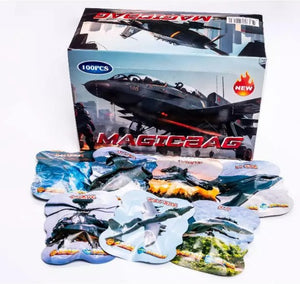Magic Bomb Bag Fighter Plane - 100 Pcs
