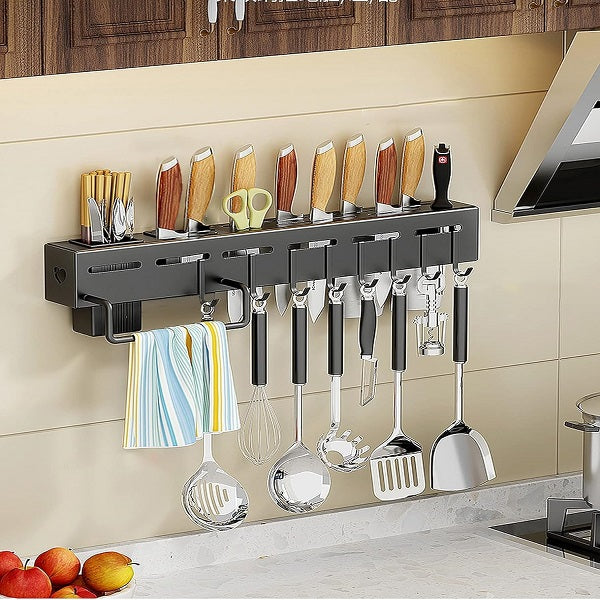 Wolpin Kitchen Shelf Stainless Steel Floating Shelves Wall Mount Knife