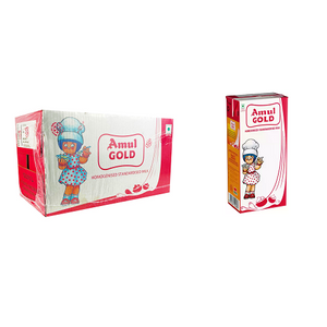 Amul Gold Extra Cream UHT Milk 12 x 1 L Online in Singapore | Amul Gold ...
