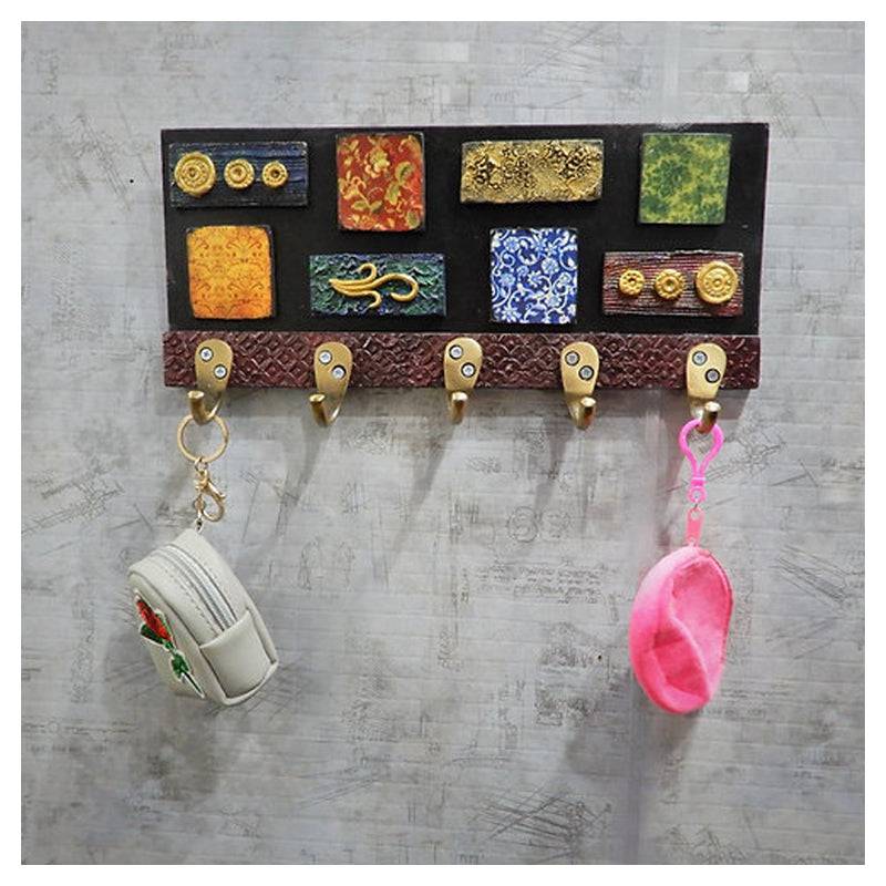 Wall Hooks Key Holder Wall Decor Mural , Cloth Hangers, Elegant Home U