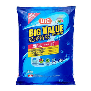 UIC Big Value Detergent Powder Regular - 3 Kg